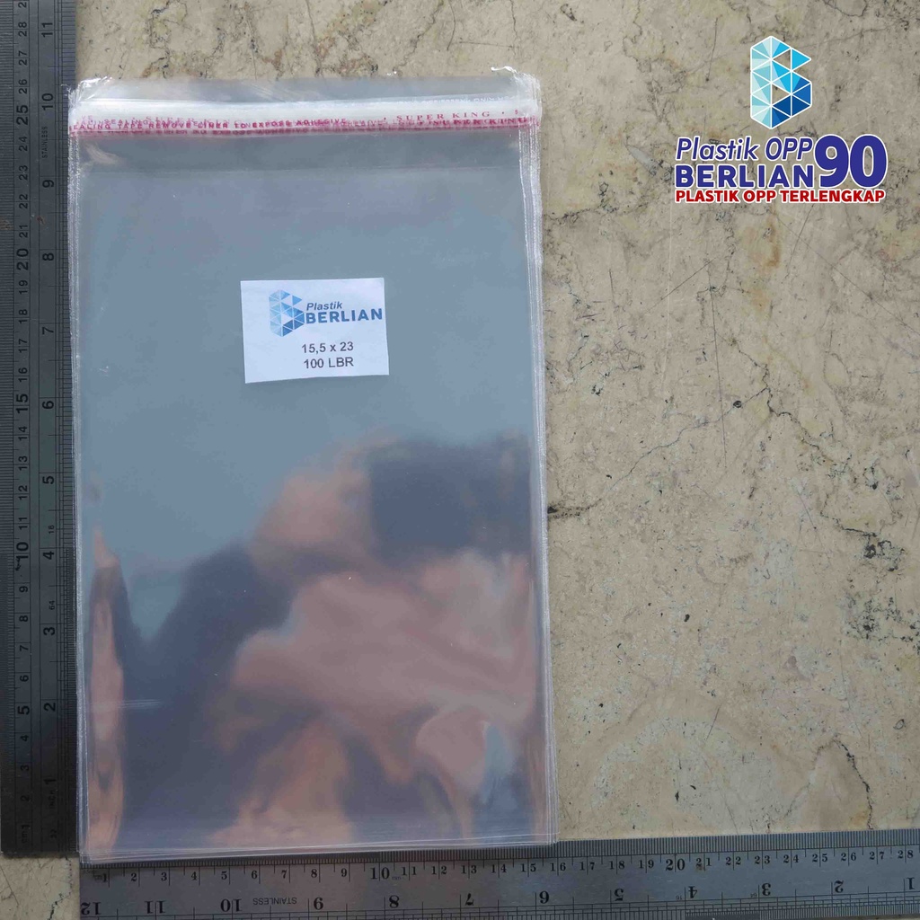 Jual Plastik 15,5x23 cm Plastik Opp Bening Plastik Opp Seal / lem Tebal ...