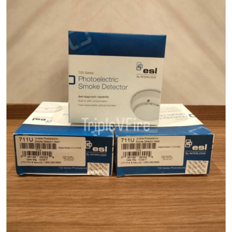 Jual Photoelectric Smoke Detector ESL 711U (TANPA BASE) | Shopee Indonesia