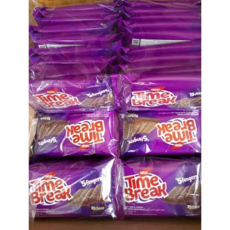 Jual Wafer Time Break Nabati Richoco 17g Renceng (isi 10 bungkus ...