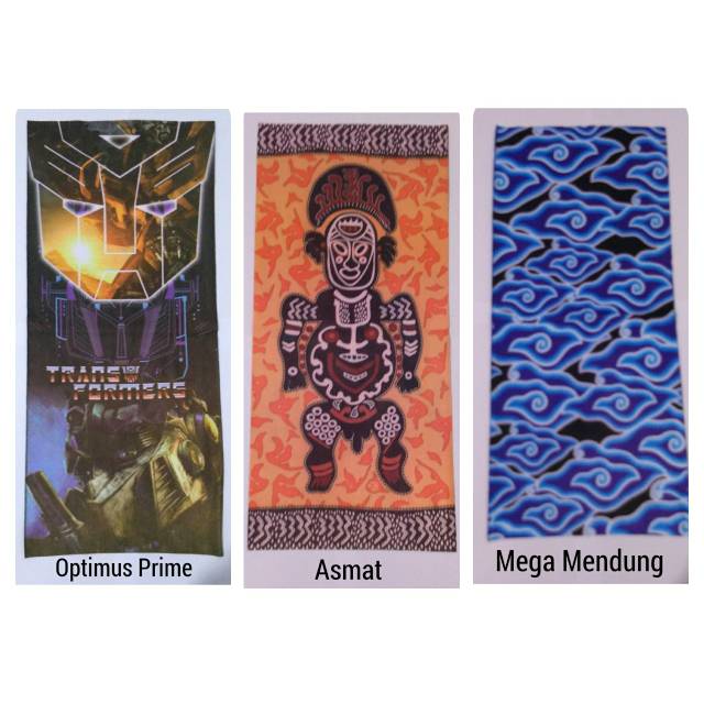 Jual CK Bandana Buff - Optimus Prime, Asmat, Mega Mendung | Shopee Indonesia