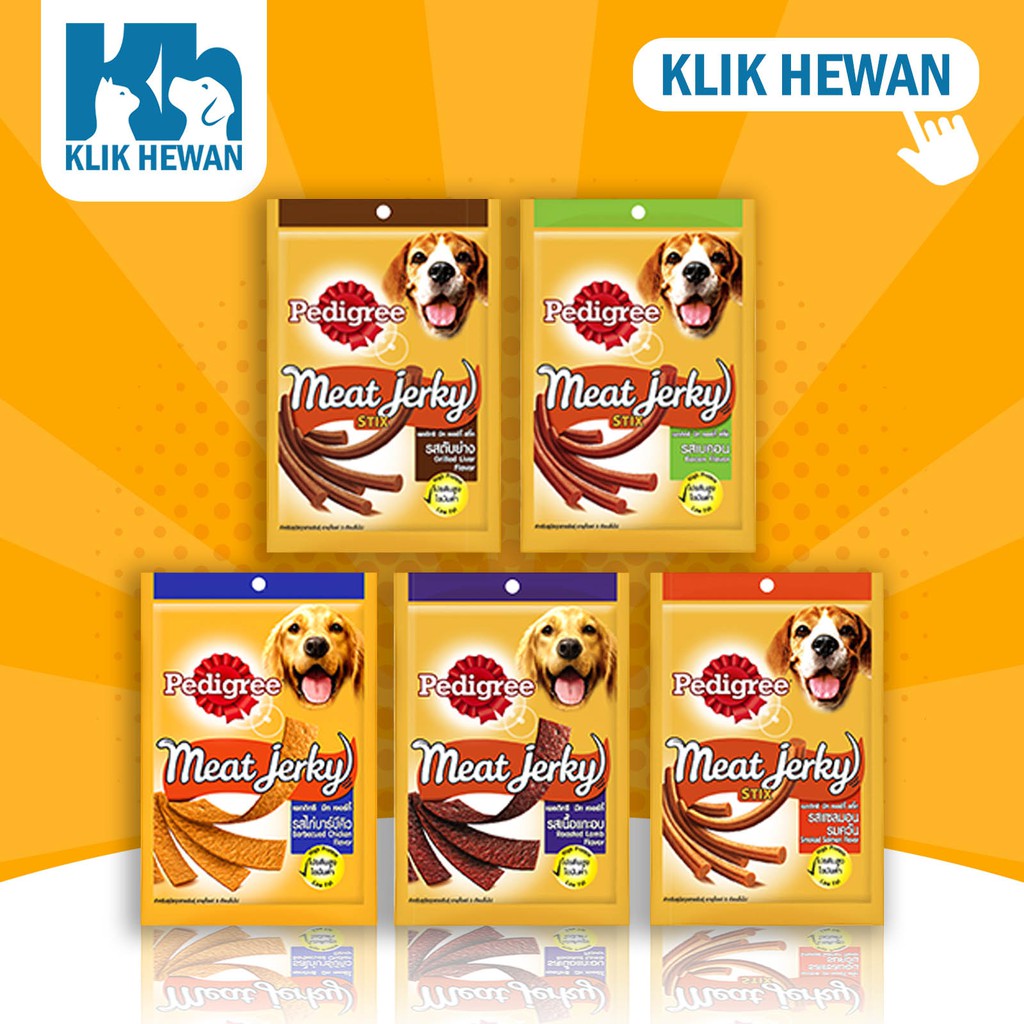 Jual Snack Anjing Pedigree Meat Stix Grilled Liver 60gr Dog Snack 60 gr ...
