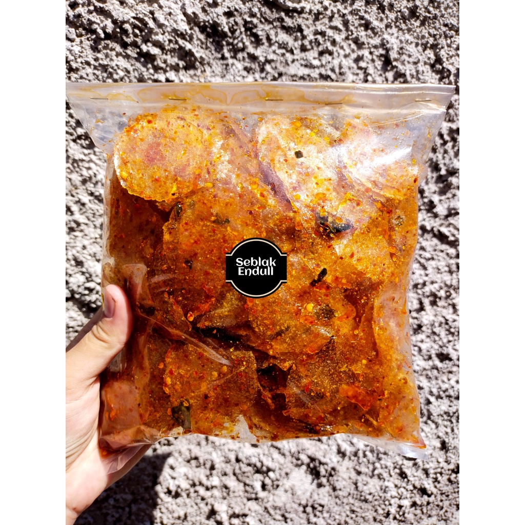 Jual keripik kaca pedas daun jeruk 250gram kripca | Shopee Indonesia