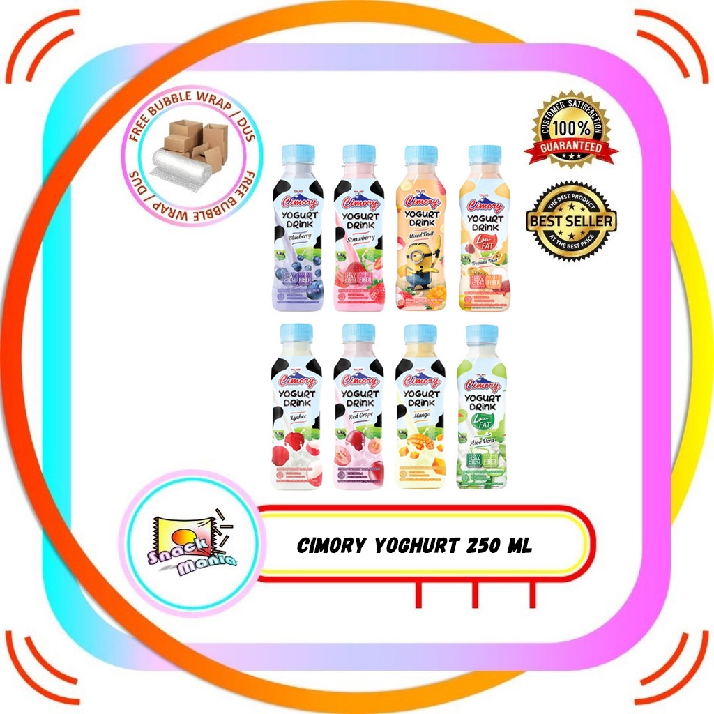 Jual Cimory Yogurt Drink Blueberry Mixed Strawberry Tropical Fruit Aloe Vera Mango Grape Lychee ...