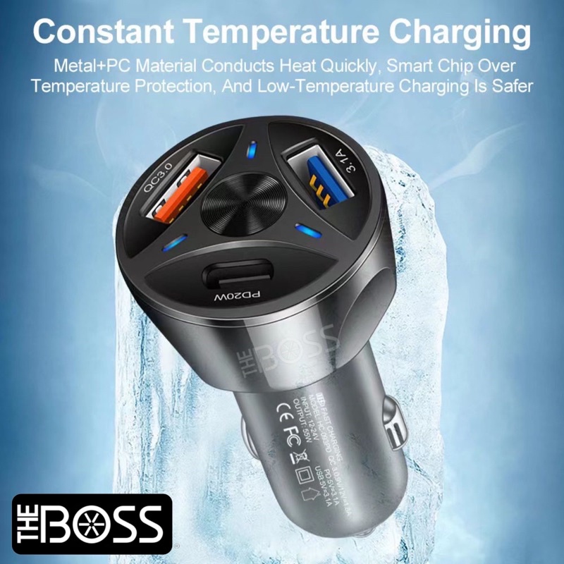 Jual Batok Saver Pd 55W 2 Usb + 1 Usb Colokan Type C - Kepala Charger ...