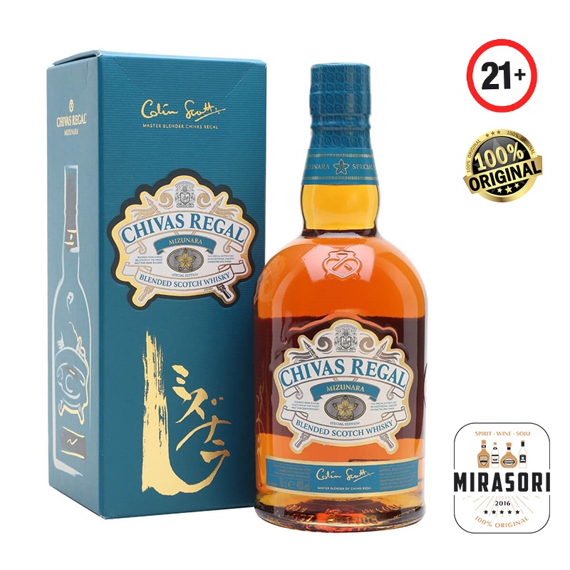 Jual Chivas Regal Mizunara Cask Blended Scotch Whisky Original | Shopee Indonesia