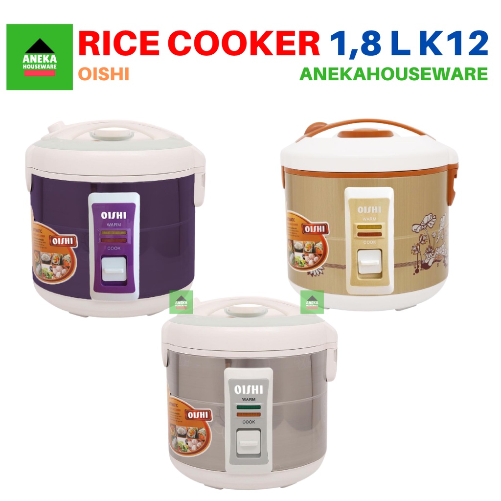 Jual Rice Cooker Magic Com 1,8 Liter Oishi K12 Penanak Nasi | Shopee ...