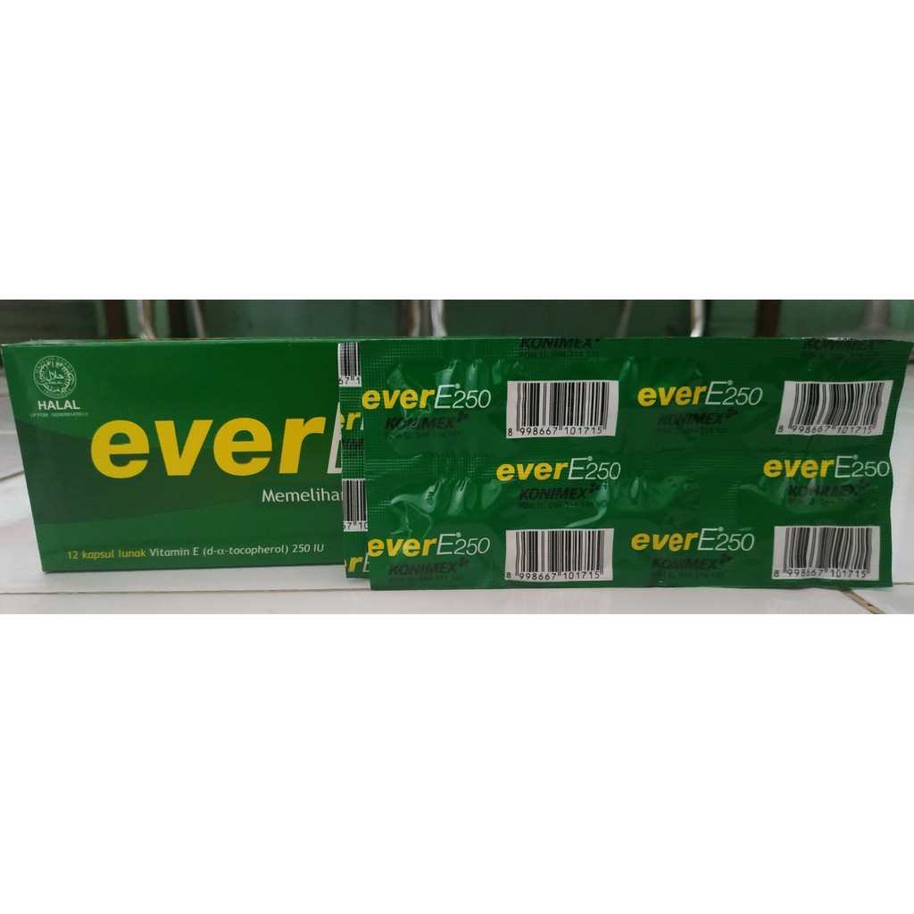Jual EVER E 250 STRIP - 12 KAPSUL | Shopee Indonesia