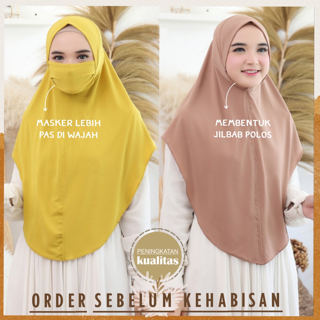 Jual PROMO 4.4 JILBAB MASKER NIQOB / JILBAB JERSY / JILBAB NIQAB ...
