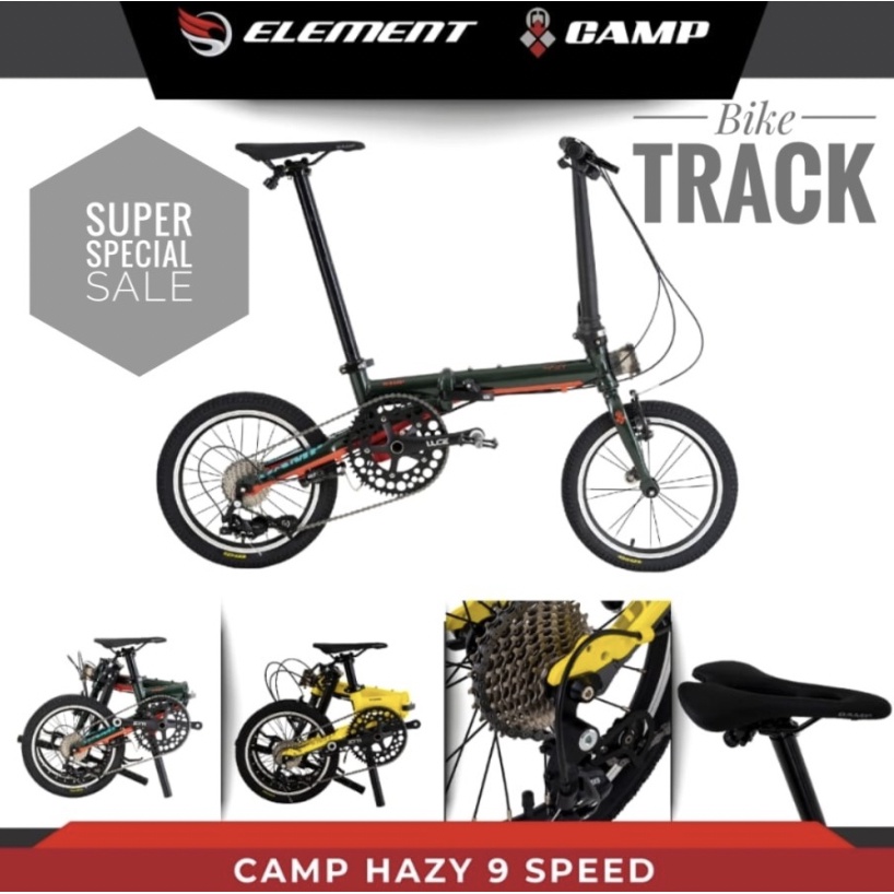 Jual Sepeda Lipat CAMP HAZY 9 Speed | Shopee Indonesia