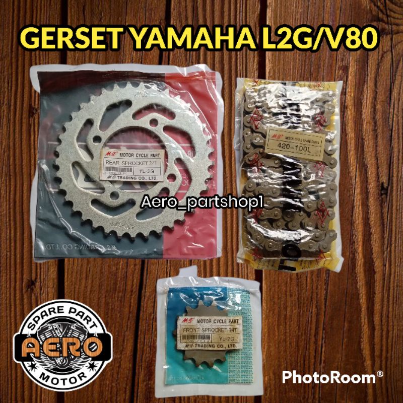 Jual GEAR SET GEARSET GERSET GER SET GIRSET GIR L2G / L2 G / V80 / V 80 ...