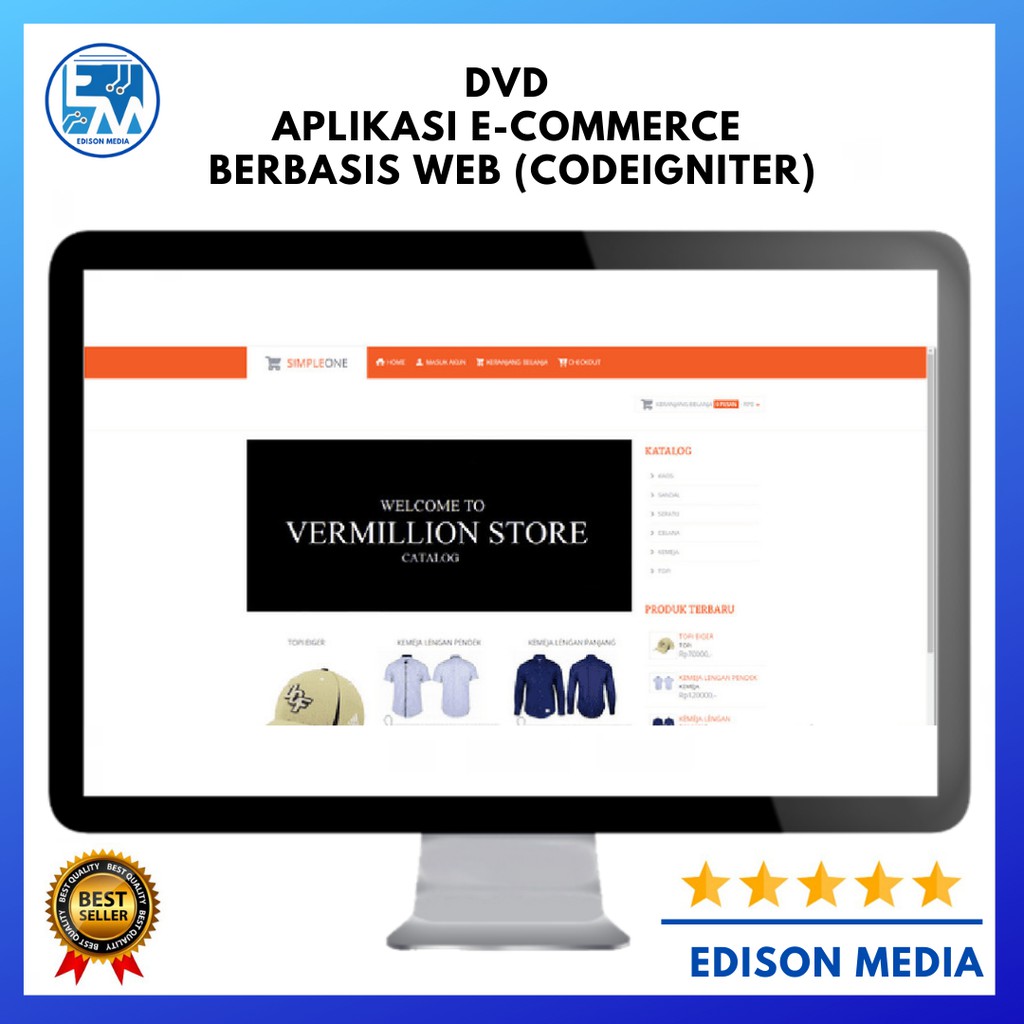 Jual DVD Aplikasi E-Commerce Berbasis Web (Codeigniter) | Shopee Indonesia
