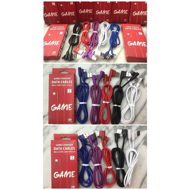 Jual KABEL GAMING FULL COLOUR FAST CHARGING | Shopee Indonesia