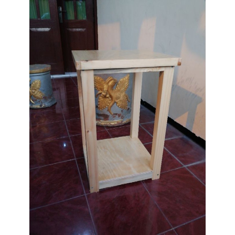 Jual Meja Dispenser 2 Galon 90cm Meja serbaguna kayu Jati belanda ...