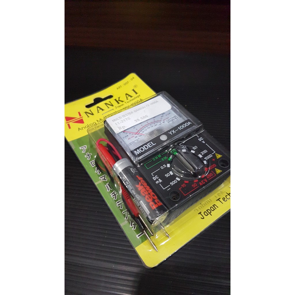 Jual Multi Tester Analog Kecil Ekonomis Tipe YX 1000 A Nankai / Alat ...