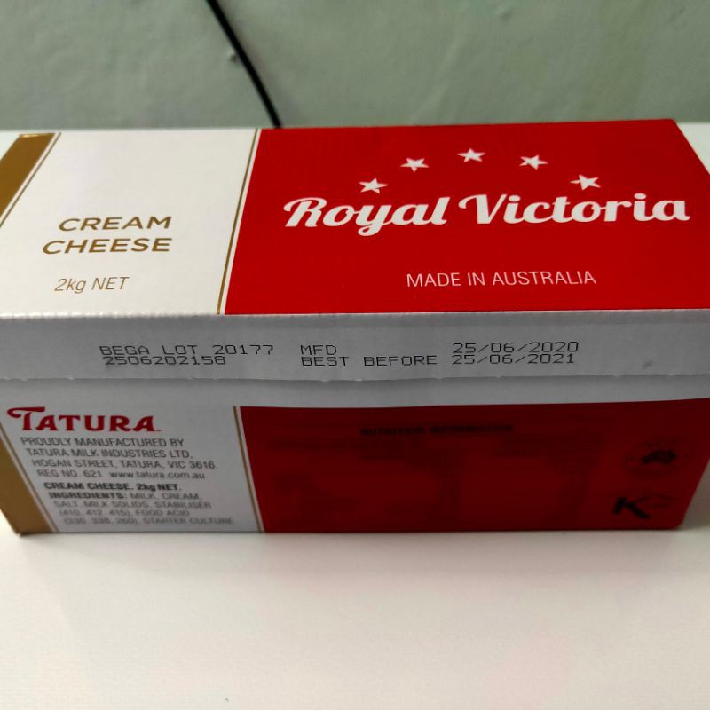 Jual Tatura Royal Victoria Cream Cheese 2 kg | Shopee Indonesia