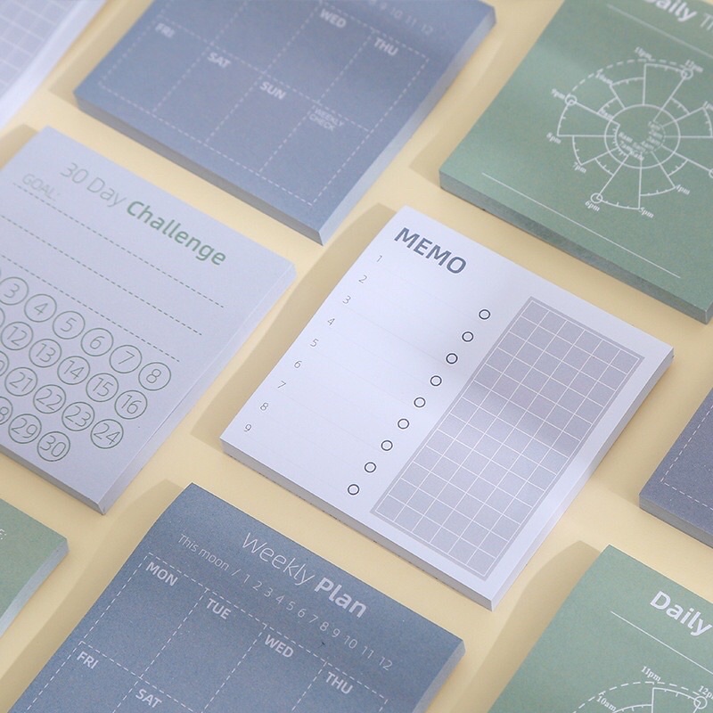 Jual [gc-09] sticky notes/memo pastel aesthetic kelinci untuk bullet ...