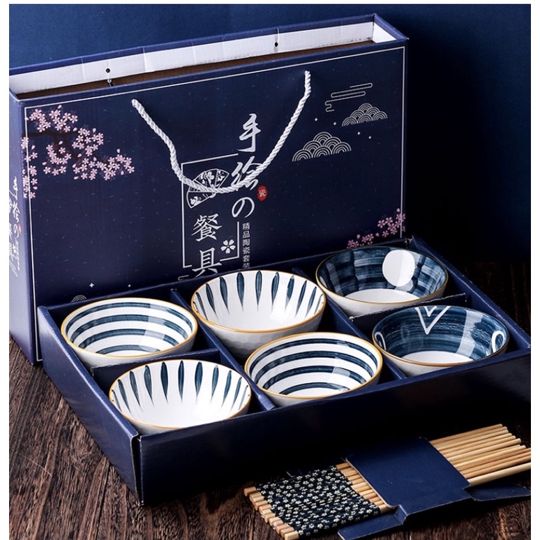 Jual HOUSEWAREBRAND - Mangkok Set Premium Jepang Style / Hampers ...