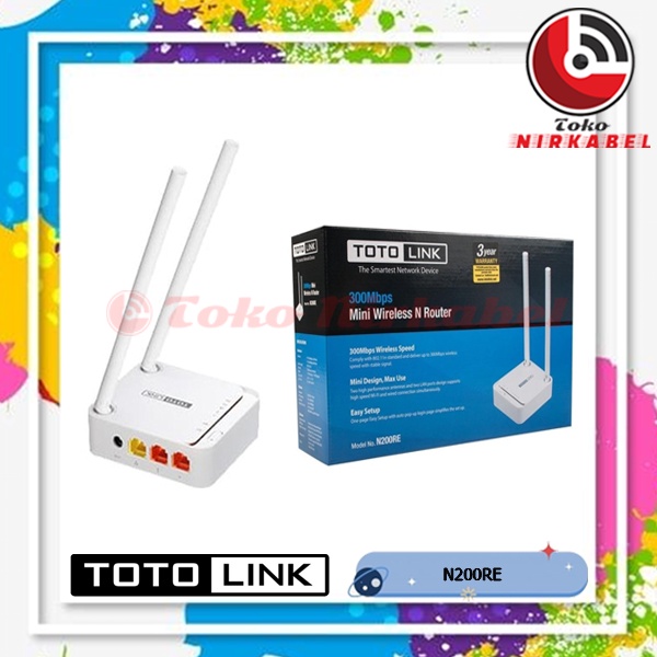 Jual TOTOLINK N200RE 300Mbps Mini Wireless N Router | Shopee Indonesia