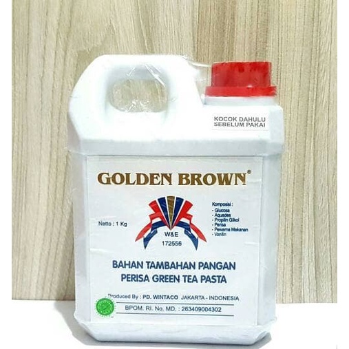Jual Golden Brown Perisa Green Tea Pasta 1 kg | Shopee Indonesia