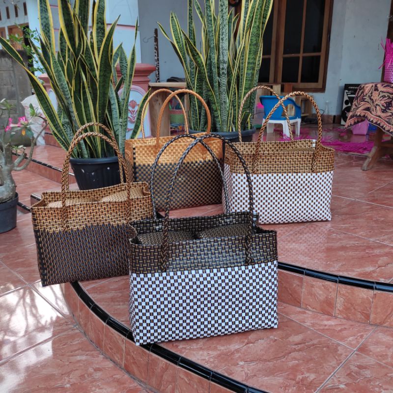 Jual tas anyam keben isi 4 besek/keben bahan jali | Shopee Indonesia