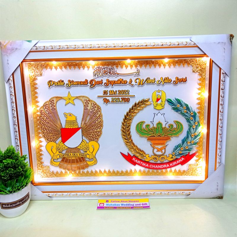 Jual Mahar Pernikahan Logo TNI / Mahar Logo / Mahar Abdi Negara ...