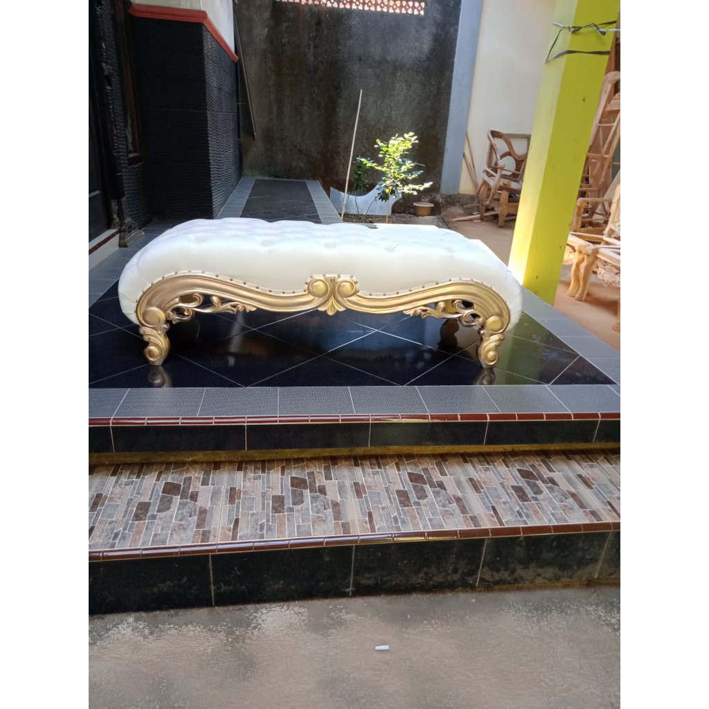 Jual kursi manten kursi lengkung kursi wedding sofa stool | Shopee ...