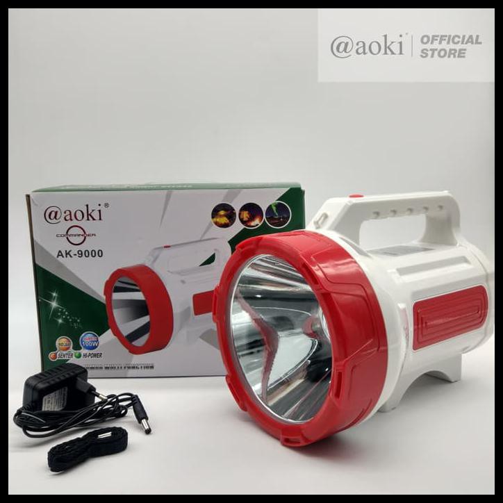 Jual SENTER COMMANDER 100W+18SMD JUMBO HI POWER AOKI AK 9000 | Shopee ...