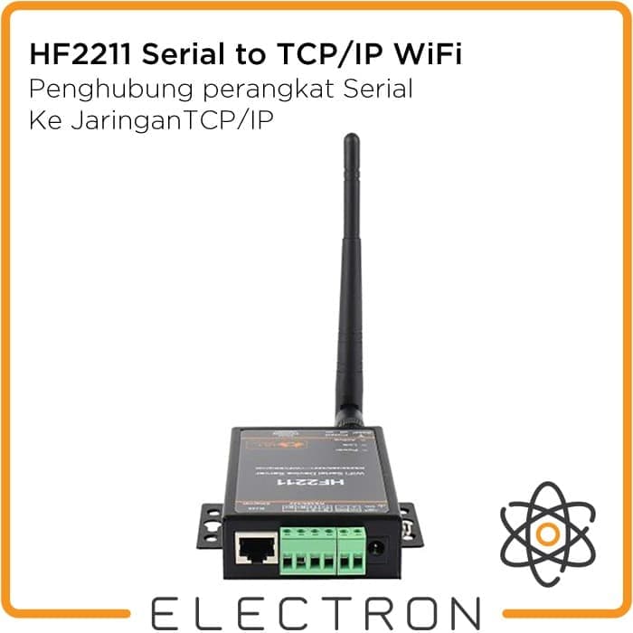 Jual HF2211 Serial to TCP/IP WiFi Ethernet RS232 RS458 RS422 Port Converter | Shopee Indonesia