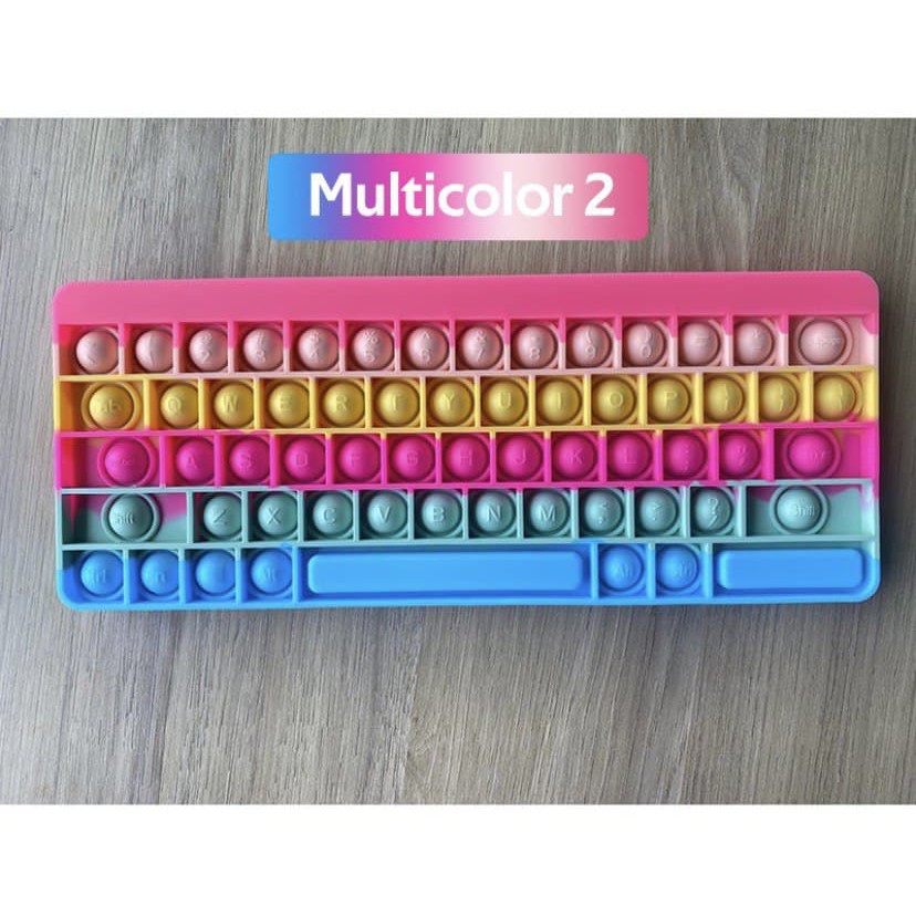 Jual Pop It Keyboard Fidget Toys 2022 Original Embos Alphabet Mainan ...