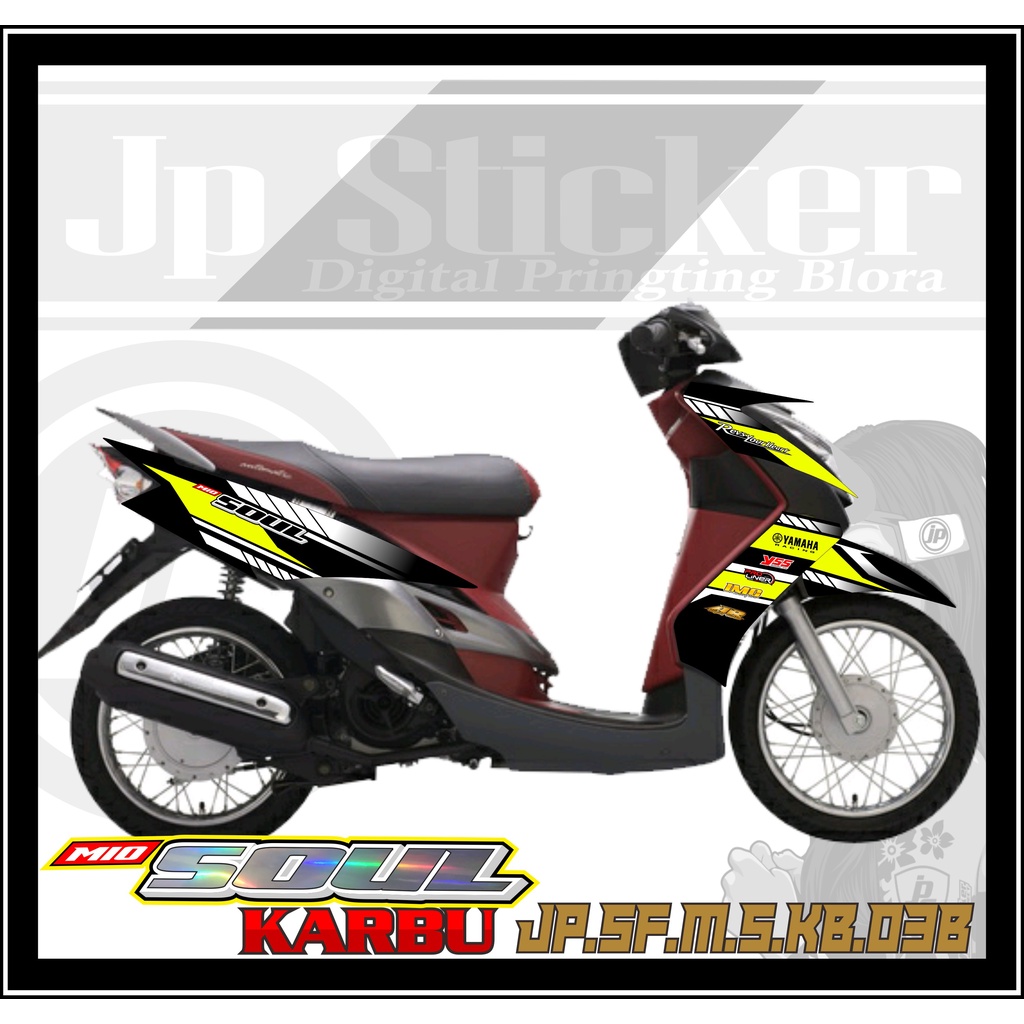 Jual Sticker Striping Mio Soul karbu - Stiker Setiker List Variasi Mio ...