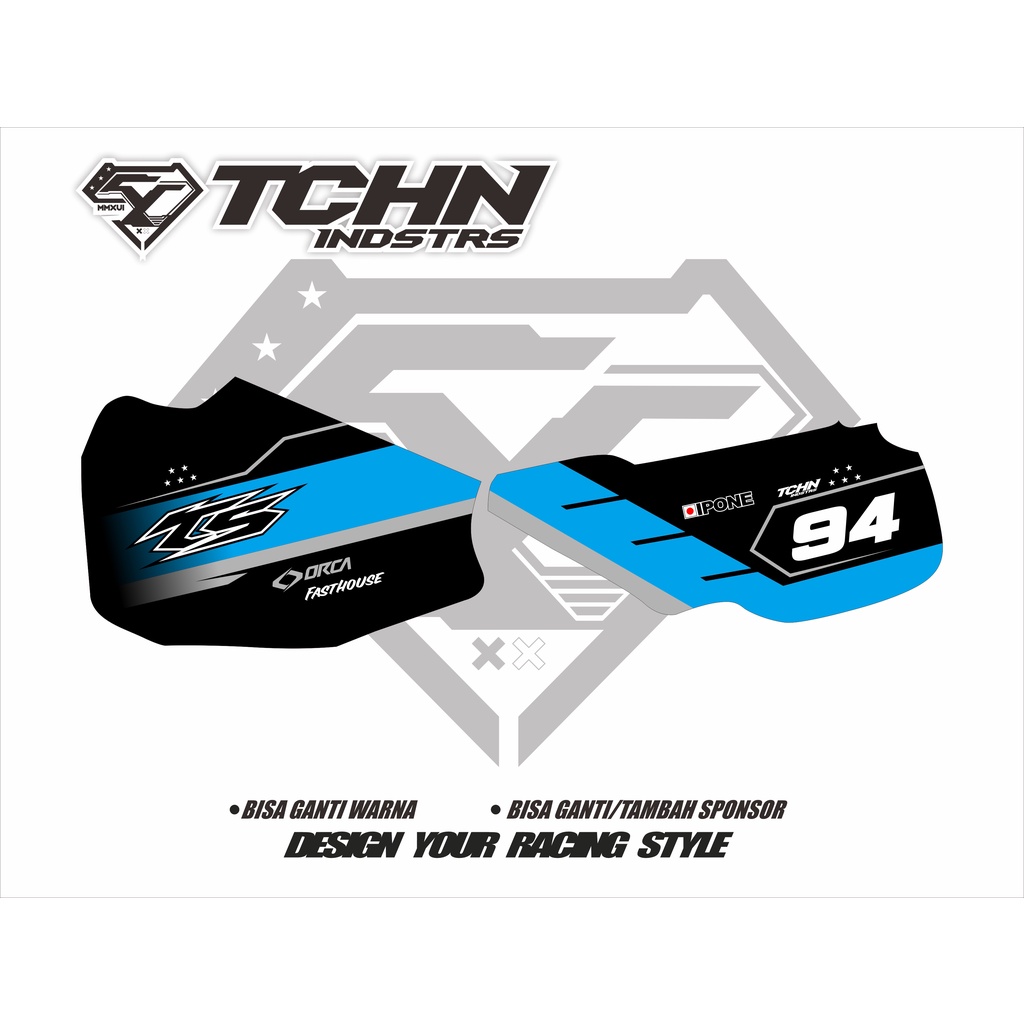 Jual DECAL STRIPING STIKER SUZUKI MOTOCROSS GRASSTRACK TS SIMPLE LINE ...