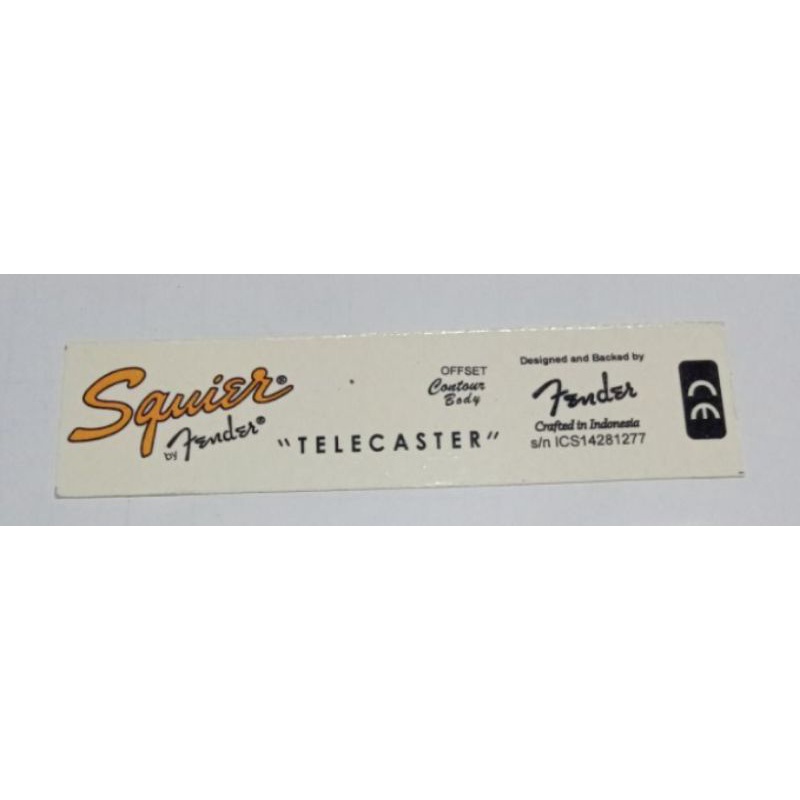 Jual decal squier telecaster stratocaster | Shopee Indonesia