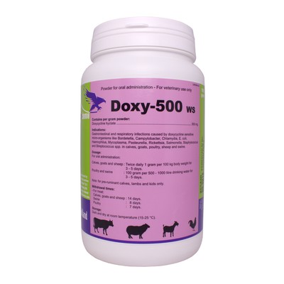 Jual DOXY-500 WS obat crd kompleks pada hewan isi 1kg | Shopee Indonesia