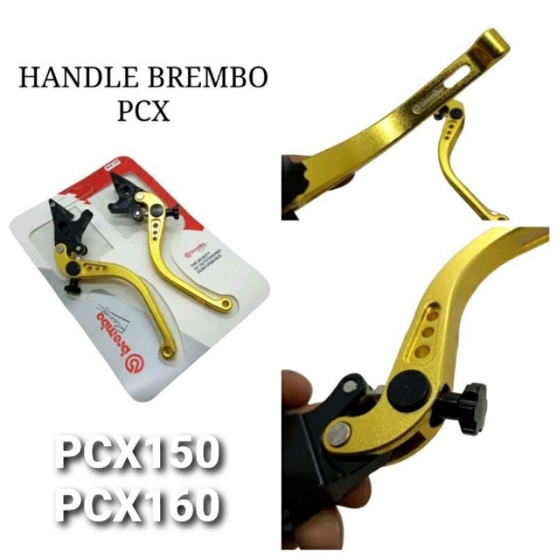 Jual HANDLE REM ALMUNIUM CNC BREMBO NMAX OLD/NEW MODEL HANDLE REM KTC ...