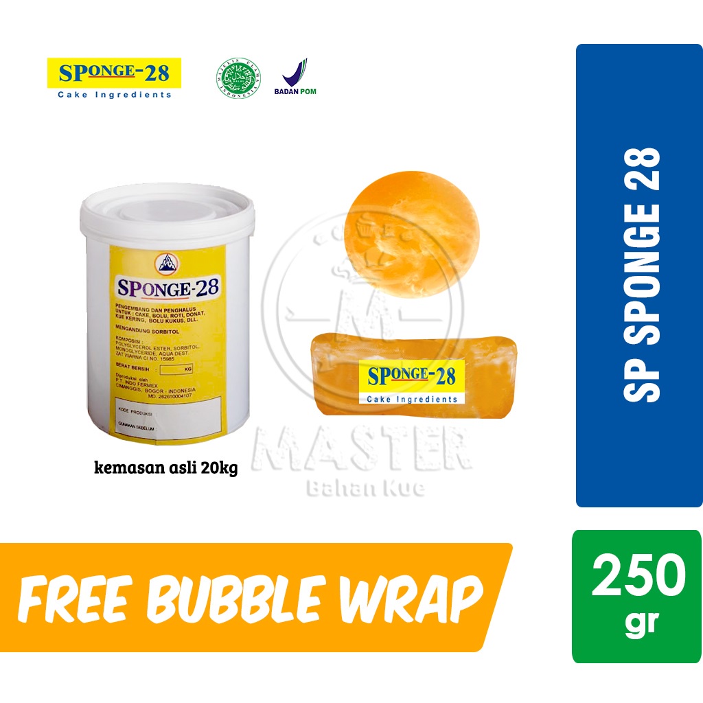 Jual SP Sponge 28 Cake Emulsifier / Pelembut Kue / Cake Improver [250 ...