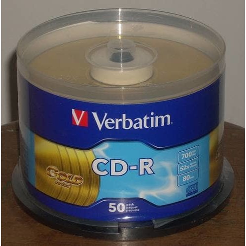 Jual CDR Verbatim 50 Disc Kemasan Tabung (Gold) | Shopee Indonesia