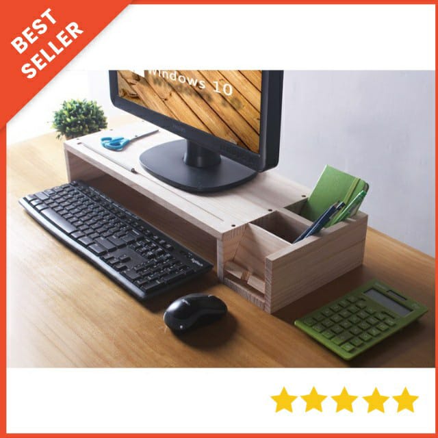 Jual Komputer Monitor Stand Rak Monitor Dilengkapi dengan Dudukan HP ...