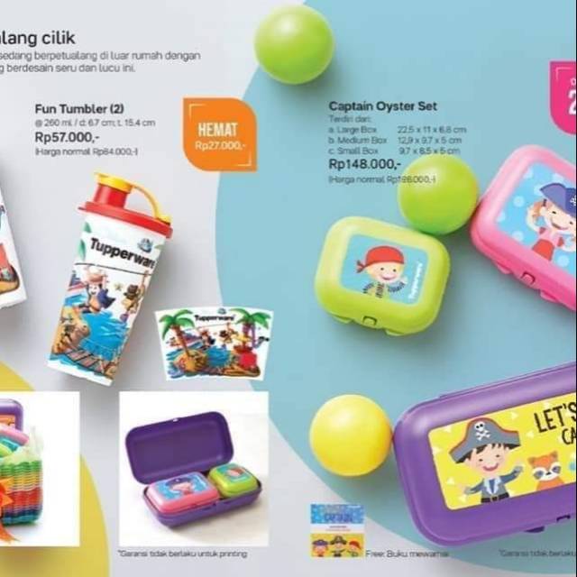 Jual Tupperware Captain Oyster Set | Shopee Indonesia