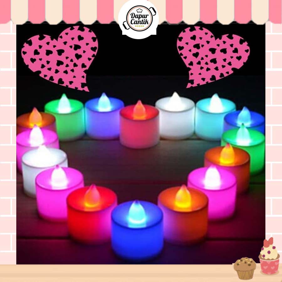 Jual DapurCantik Lilin Mini LED Lampu Elektrik Candle Light Dekorasi ...