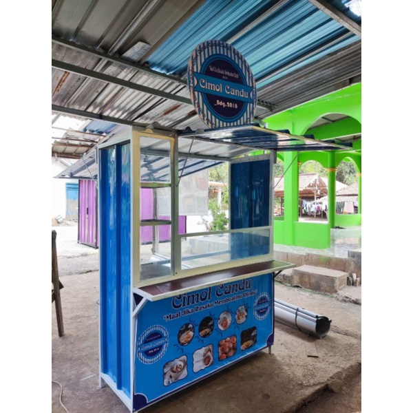 Jual PROMO CUCI GUDANG 12.12 booth semi container p 150 x l 60 cm ...