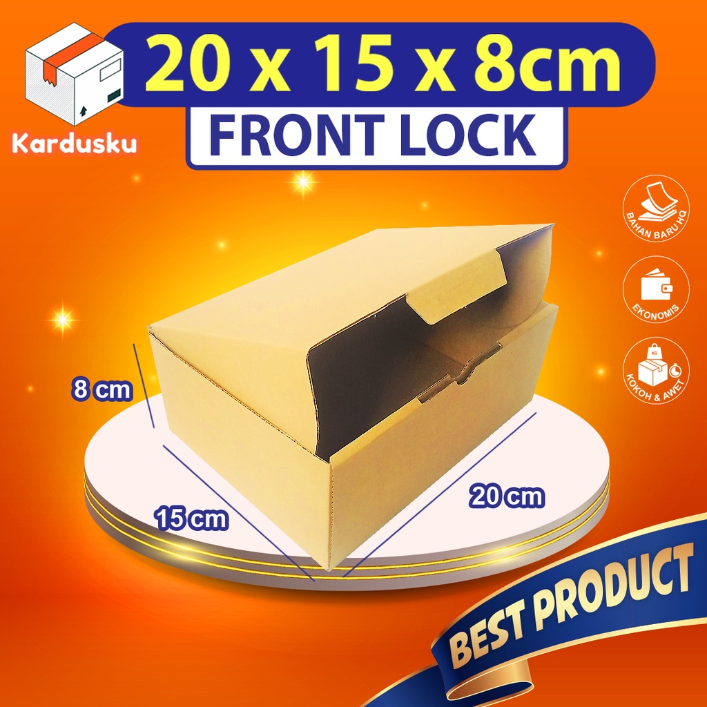 Jual Kardus Dus 20x15x8 cm (ECER) Die Cut Box pizza Kotak Packing ...