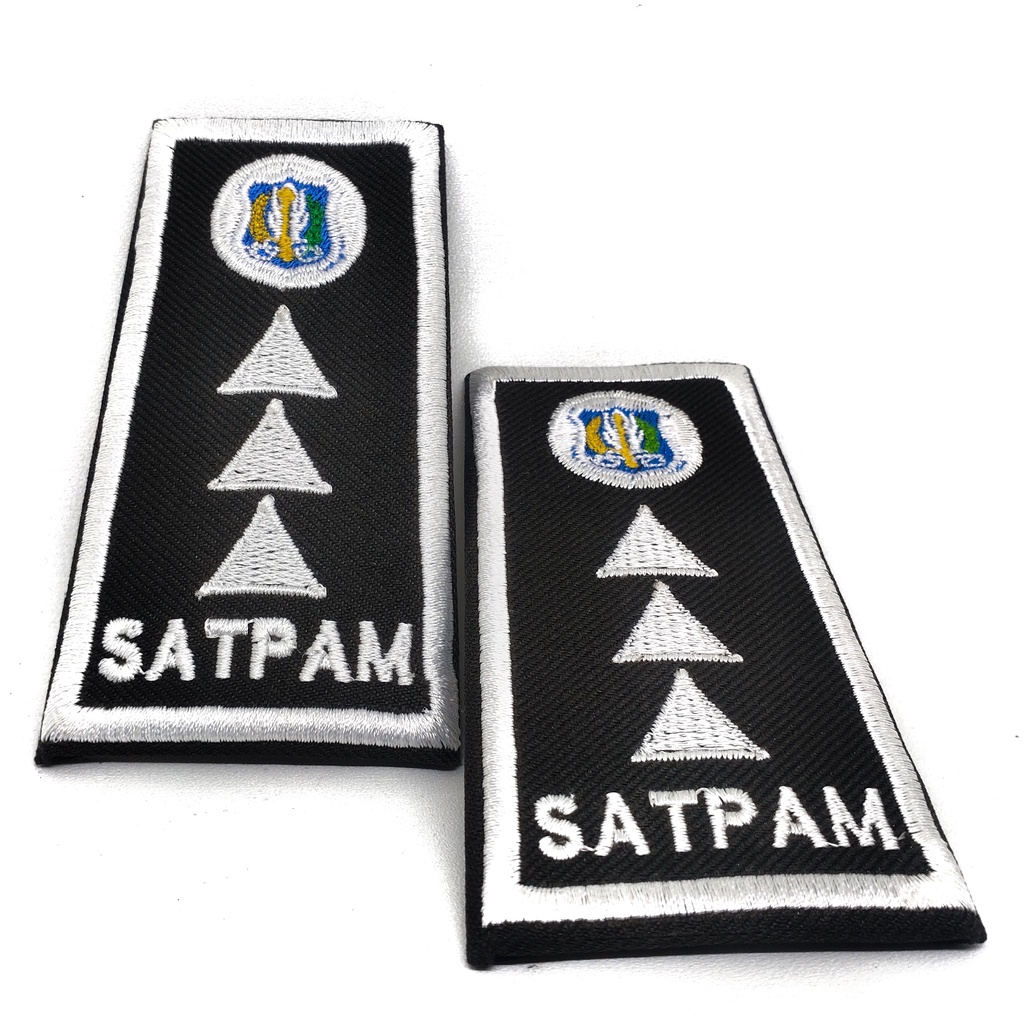 Jual Pangkat Satpam Security Terbaru Atribut Perlengkapan Satpam ...