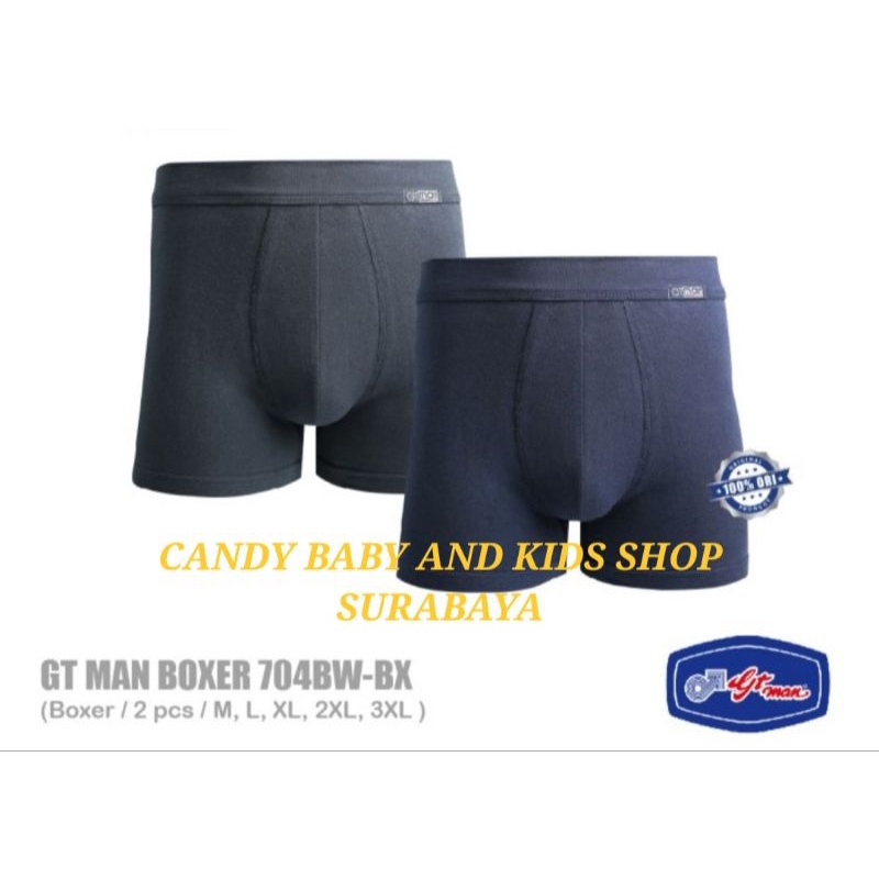 Jual Boxer GTMan 704BW-BX Celana Dalam Pria 704 BW BX Original CD GT ...