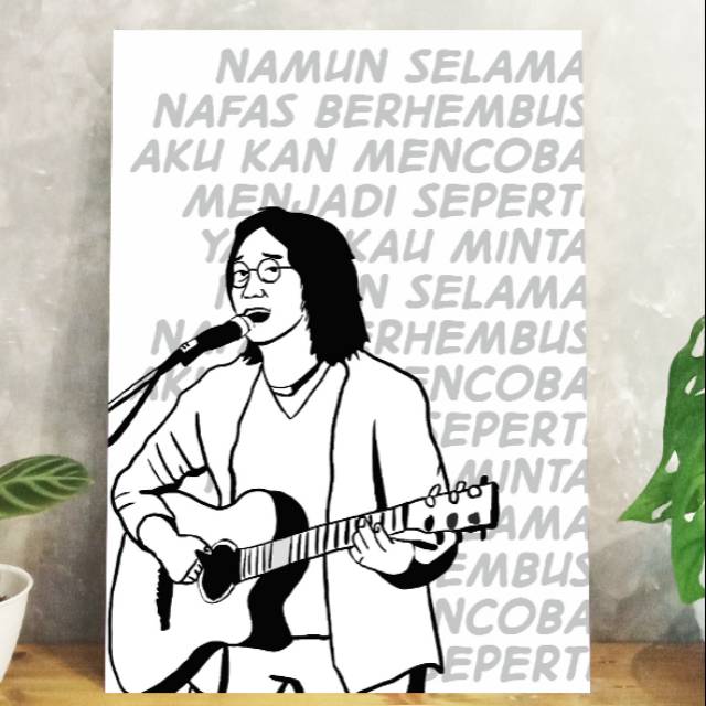 Jual Poster Kayu "Charming Chrisye" | Shopee Indonesia