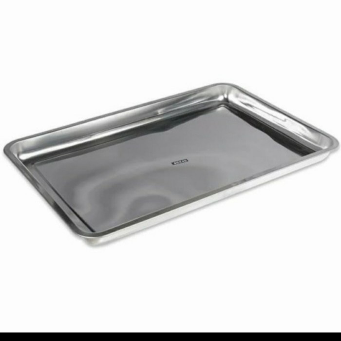 Jual Nampan Stainless Steel 304 Jumbo Besar 60x40x5CM Baki Food Serving ...