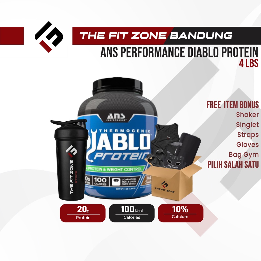Jual ANS Performance Diablo Protein 4 Lbs Whey Protein + Fat loss ...