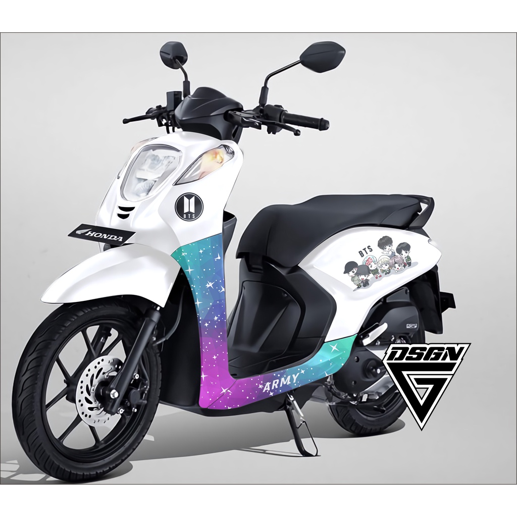 Jual Decal Sticker Genio Full Body Striping Full Body Genio old Genio ...