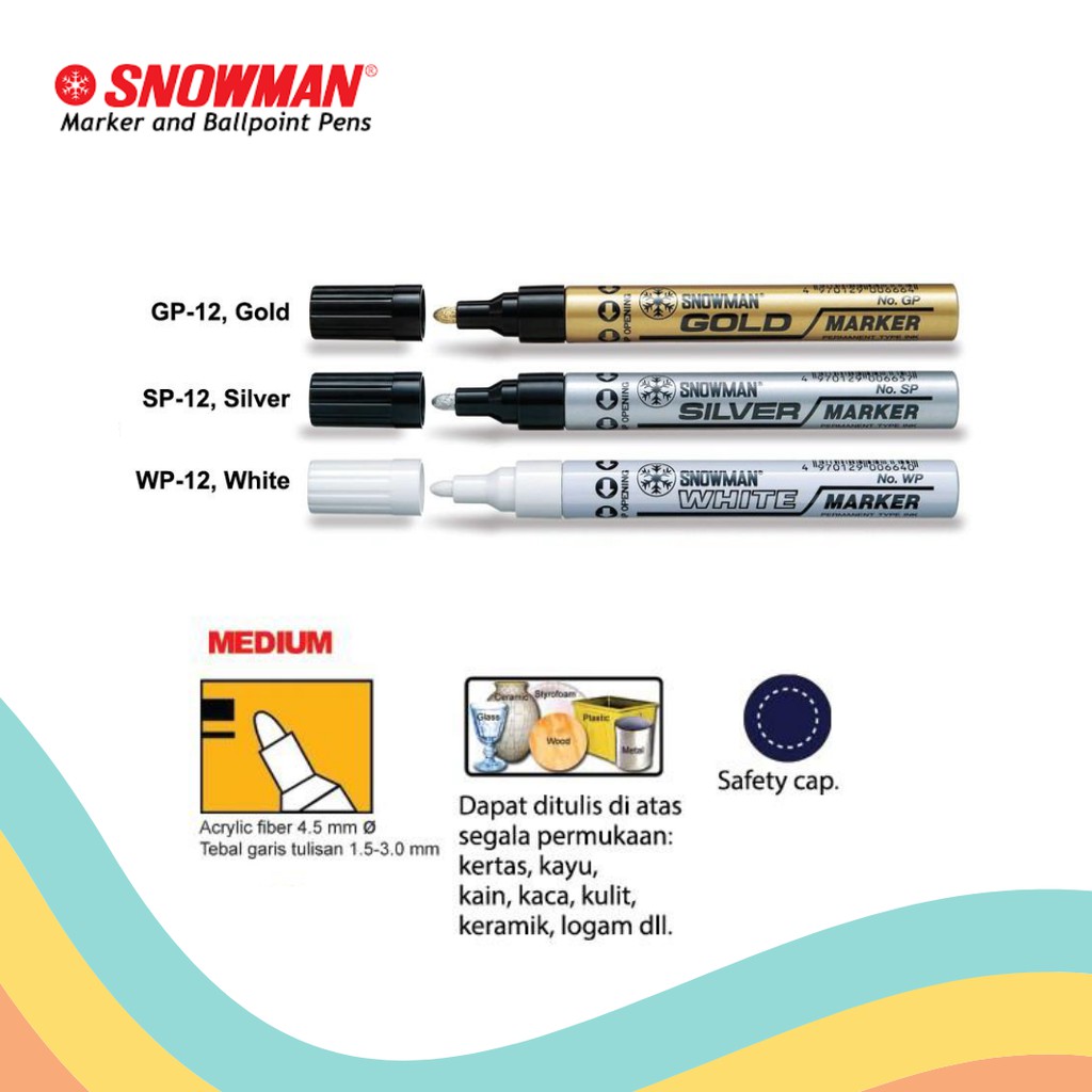 Jual SPIDOL CAT SNOWMAN BESAR (1 PCS) | Shopee Indonesia