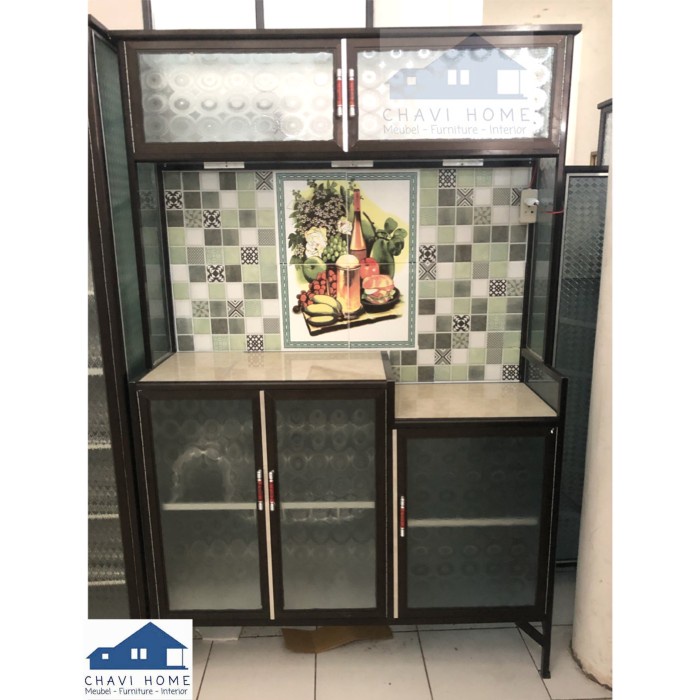 Jual Rak Piring Lemari Piring Rak Dapur Lemari Dapur Aluminium Meja ...
