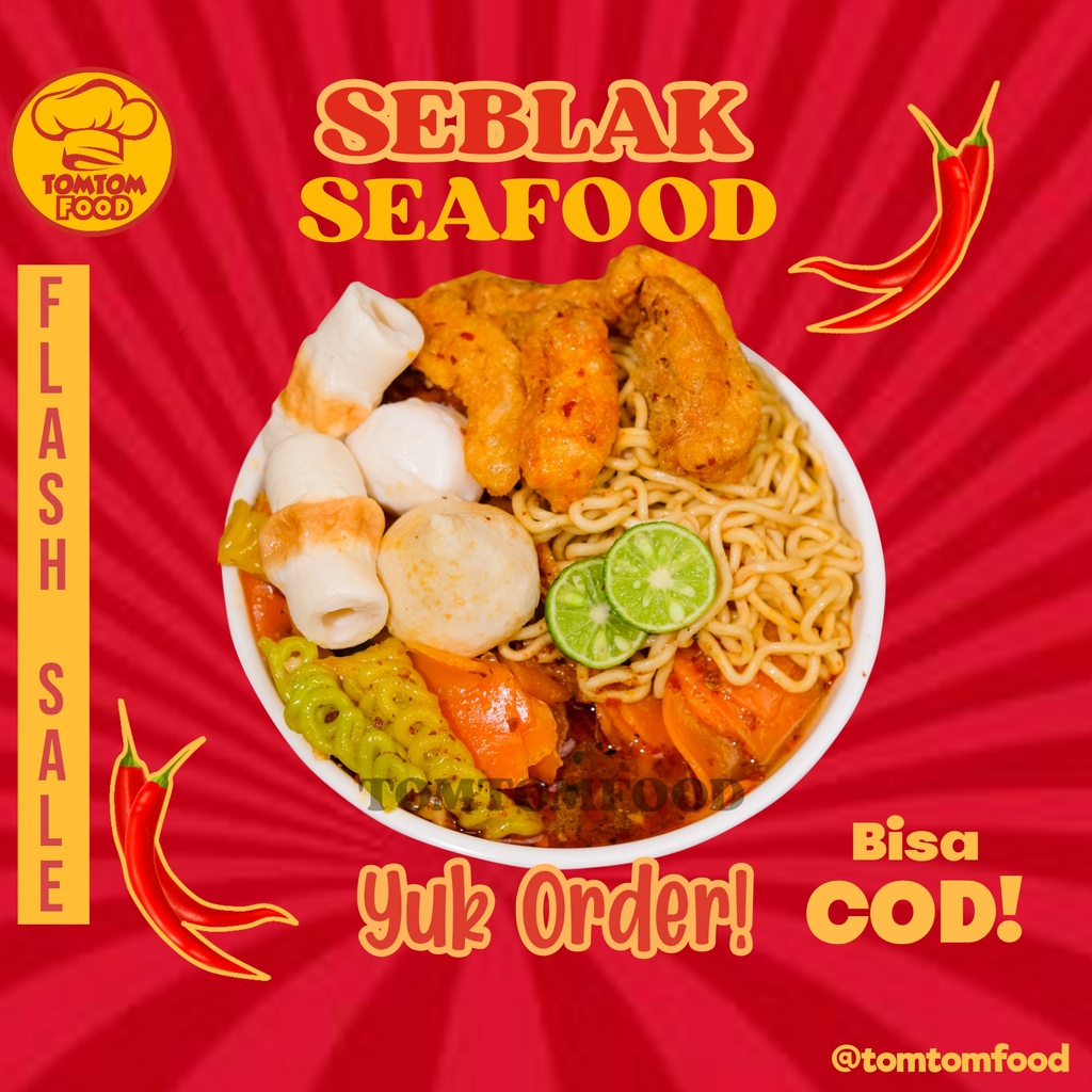 Jual Seblak Instan Topping Seafood Garut Termantap Enak Gurih Pedas ...